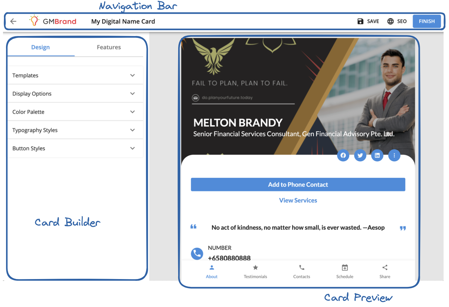 Introduction to Personal Digital Name Card – Goalsmapper Helpdesk