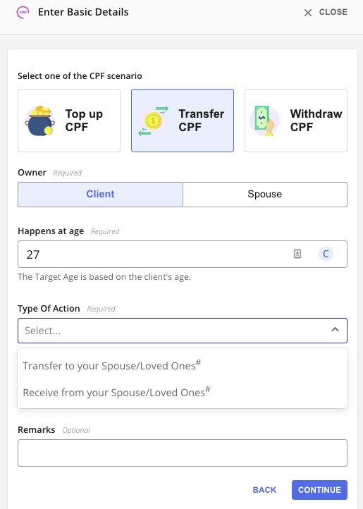 How do I create a CPF transfer or withdrawal scenario? – Goalsmapper ...