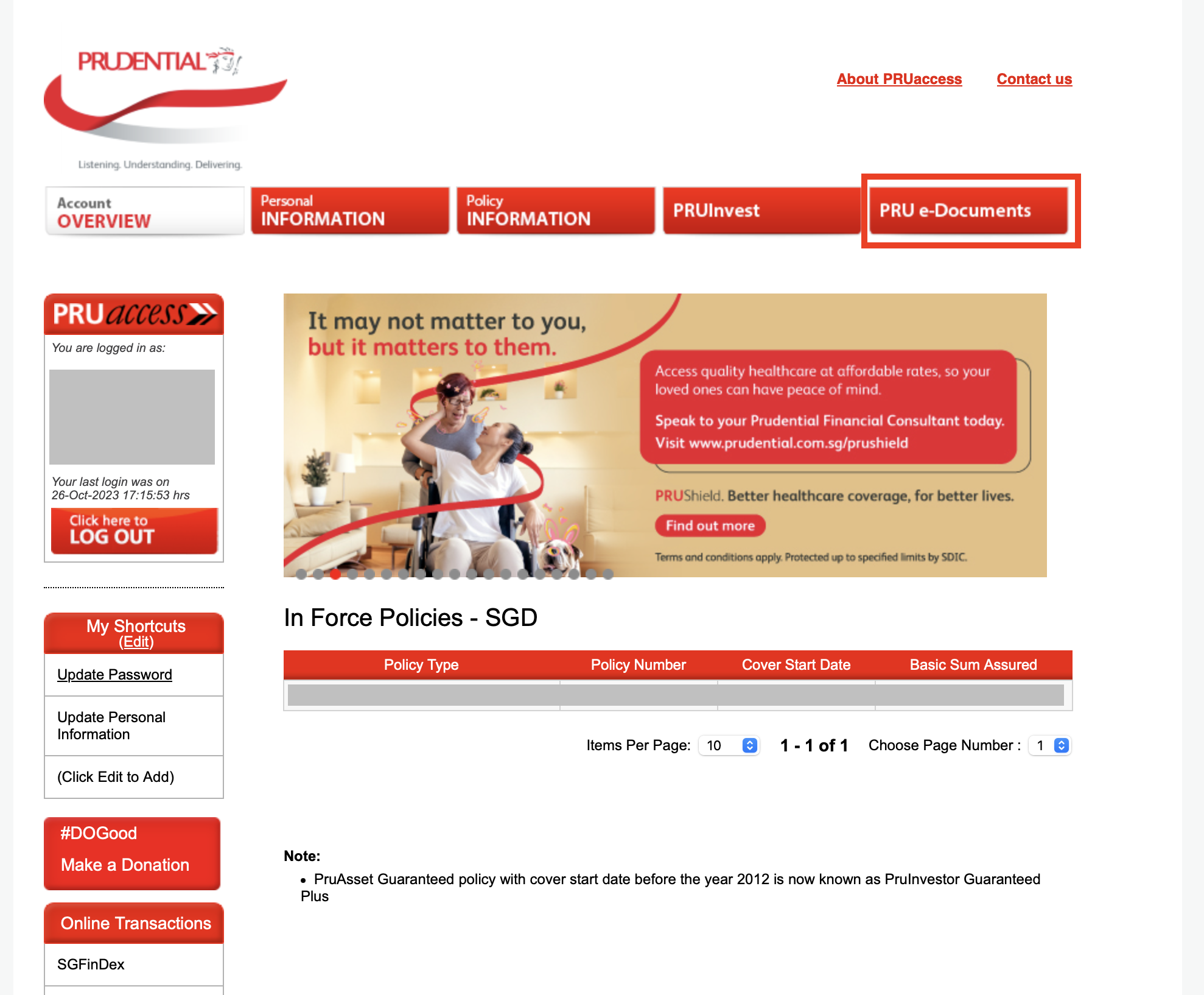How to get your policy details from Prudential customer portal ...