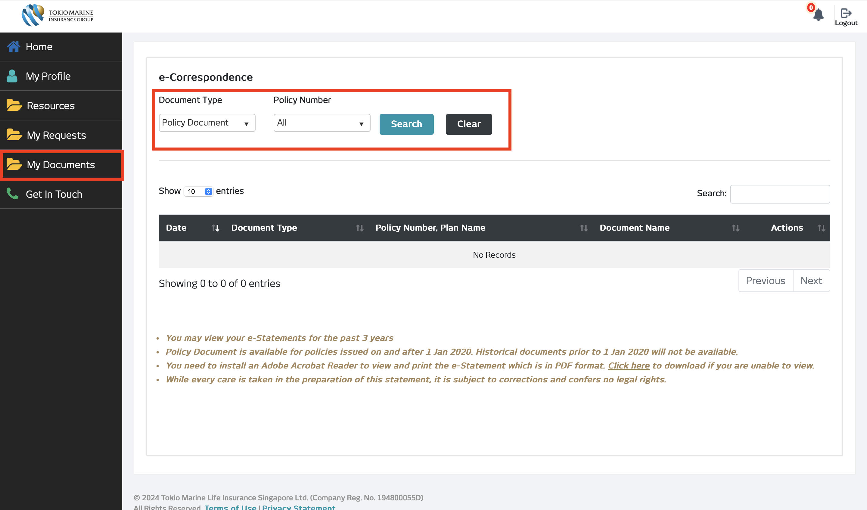 How to get your policy details from Tokio Marine customer portal ...